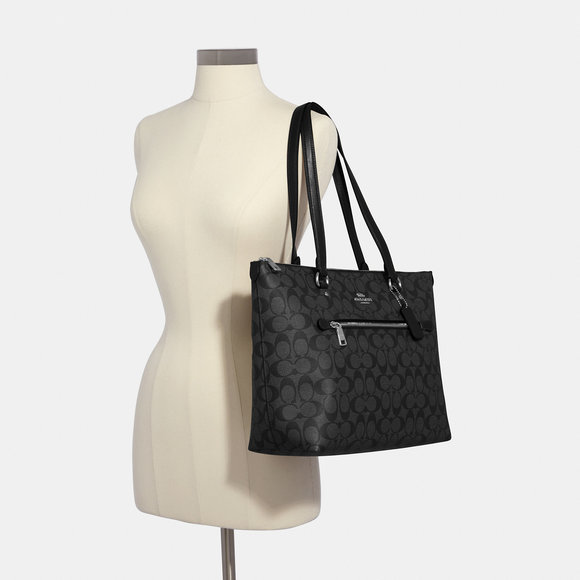 Coach | Bags | Nwt Coach Outlet Gallery Tote In Signature Canvas | Poshmark